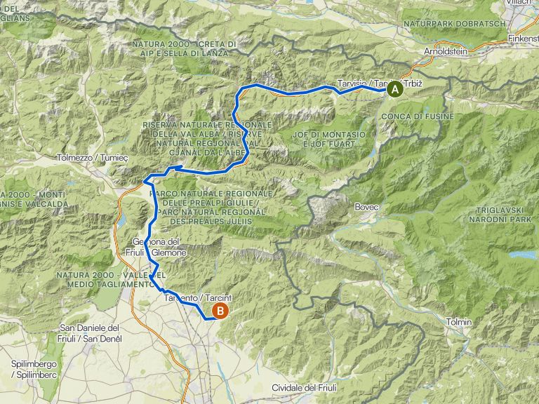 Tarvis - Nimis | E-Mountainbike-Tour | Komoot